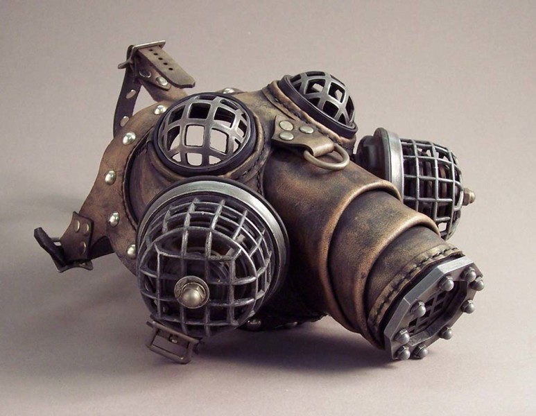 Steampunk War Gas Mask for sale, top quality, shipping USA, UK, Europe